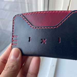 Cute Cat Card Holder/wallet With Pull Tag tail - Etsy