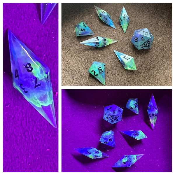 Caustic Brew Dice Set / Sharp Edge Dice / Dice for Dungeons and Dragons ...