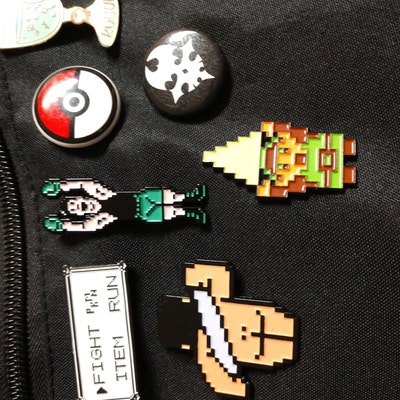 Half-life Gordon Freeman Enamel Pin and Magnet Classic PS Game Art ...