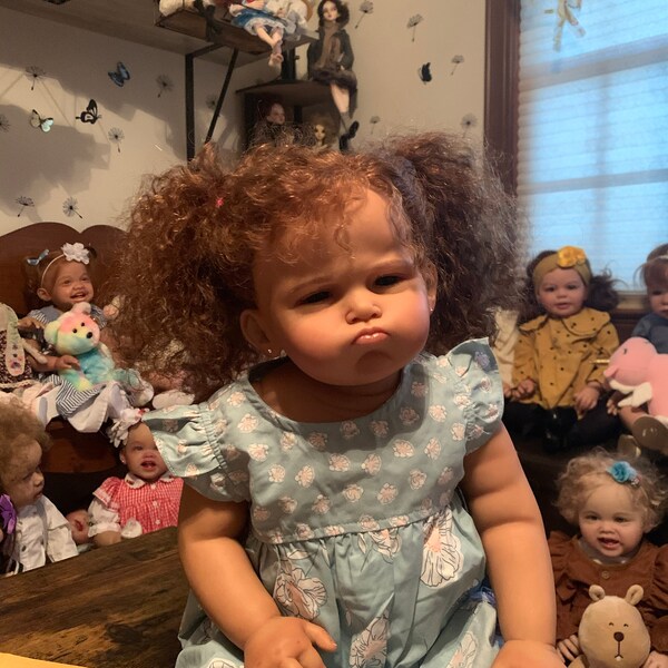 CUSTOM ORDER New Release Reborn Toddler Doll Baby Girl Grumpy Grace by ...