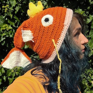 CROCHET PATTERN: Magikarp Slouchy Hat (Download Now) - Etsy