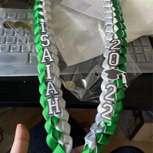 ELEMENTARY • MIDDLE SCHOOL • Graduation Lei • 2025 • Grad • Gift ...