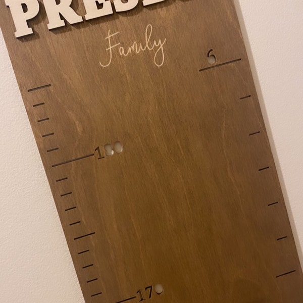 Growth Chart for Kids | Personalized Growth Chart | Family Height Chart - Etsy