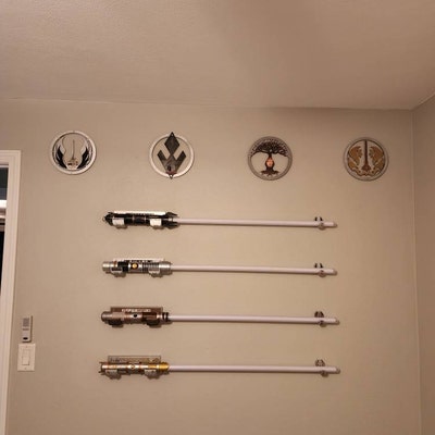 Savi's Lightsaber Wall Mount Display Rack power/control - Etsy