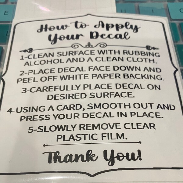 How to Apply Decal Svg, How to Apply Decal Card Svg, How to Apply Decal ...