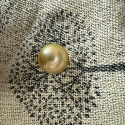 Huge South Sea Pearl in Baroque Shape, 15mm Saltwater Baroque Pearl ...