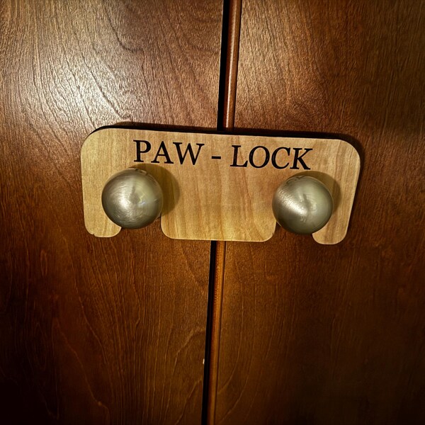 Paw-lock - to Keep Those Pesky Animals From Opening the Interior French ...