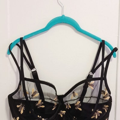 Bees on Black Bra Kit Black Beauty Bra - Etsy
