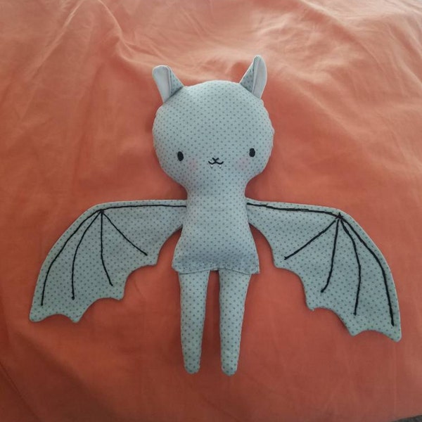 3 Pattern Bundle. Doll, Cat, Bat. - Etsy