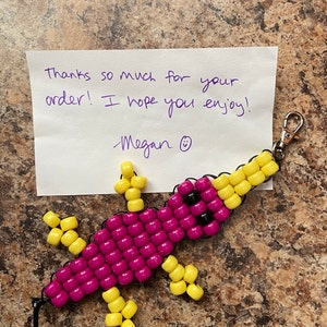 Chunky Rainbow Boondoggle Keychain Rainbow Rexlace Keychain Rainbow ...