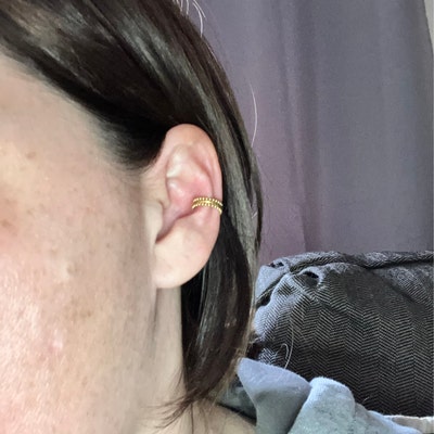 Triple Stack Conch Clicker, Double Beads With Smooth, G23 Titanium ...