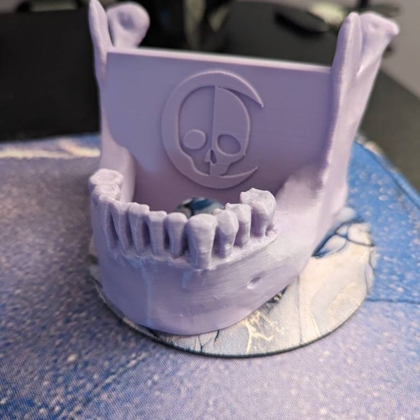Lower Jaw Phone Holder • Gothic Home Decor • 3D Printed - Etsy