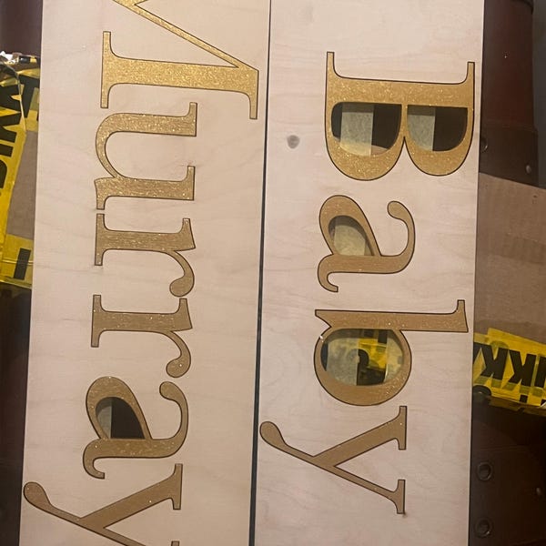 Birthday Backdrop Name Sign, Name Sign for First Birthday Party, Wood ...