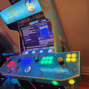 Simpsons Arcade1up 4 Player to 2player Conversion Panel Only - Etsy