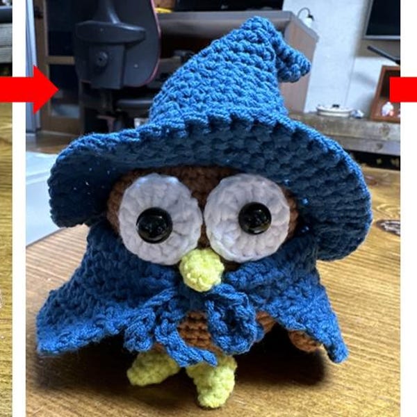 Owl Wizard Amigurumi Crochet Pattern , Amigurumi Mini Magical Animal ...