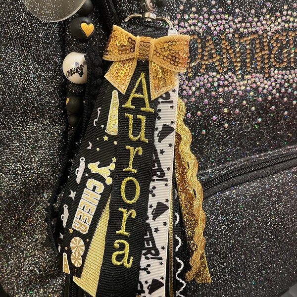 Cheer Zipper Charm/zipper Pull/cheer Bag Tag/cheer Gift/cheer/bag Tag ...