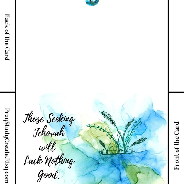 Printable Jehovah's Witness "thank You for All That You Do" Greeting ...