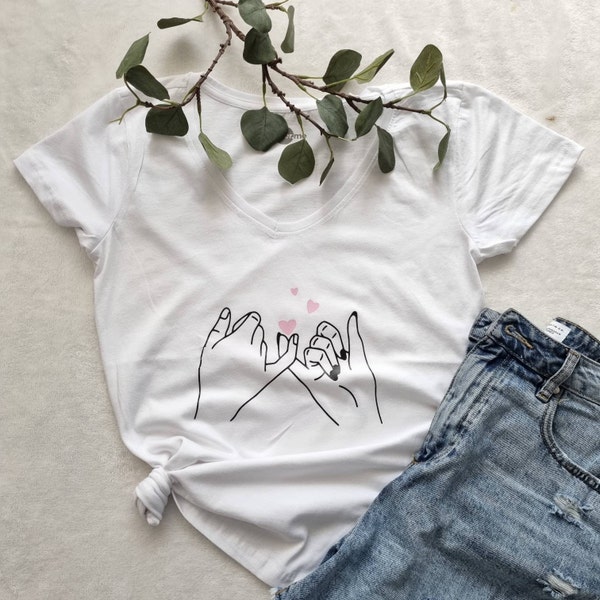 Pinky Promise SVG, Love Couple Svg for Shirts, Couple Svg Cricut Cut ...