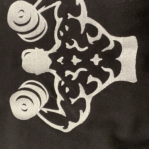 Body Builder Machine Embroidery Design, Instant Download - Etsy