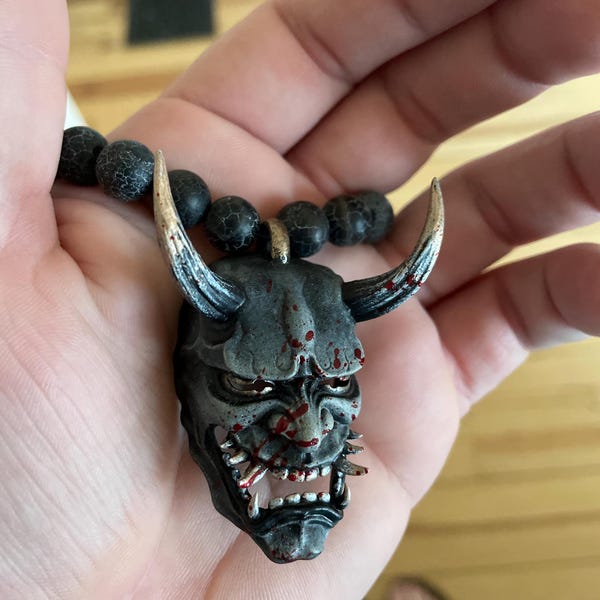 Japanese Oni Yokai Mask #2 “spectre”” - Etsy