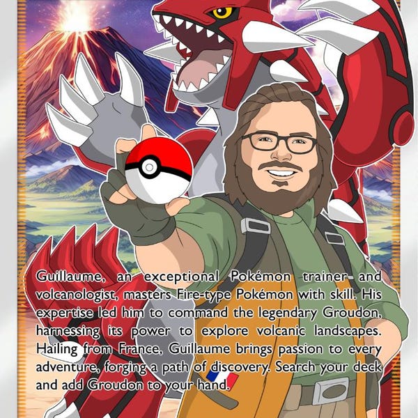 Custom Pokemon Portrait, You as a Pokemon Trainer, the Perfect Gift - Etsy