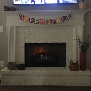 As Seen in HGTV Magazine, Happy Fall Banner, Happy Fall Sign, Fall Home ...