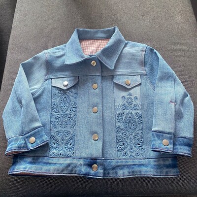 PATTERN Street Jacket BABY Unisex Boys Girls Denim Jacket PDF Sewing ...