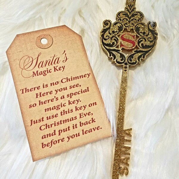 Santa’s Magic Key Silicone Mold. Silicone Mould for Resin Craft. Magic ...