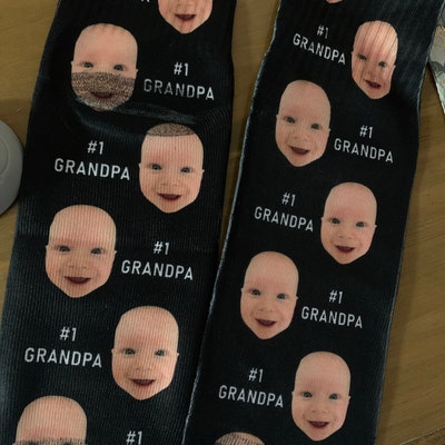 Custom Father's Day Socks, Custom Face Socks, Personalized Socks, Gifts ...