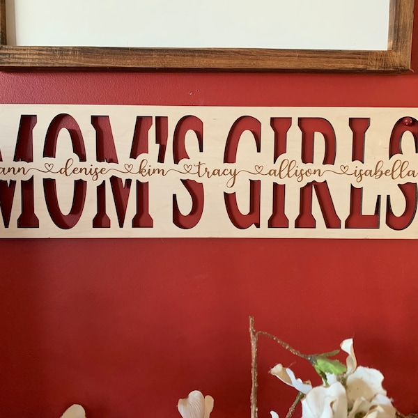 Personalized Sister Wood Sign Home Decor, Gift for Sister, Sister ...