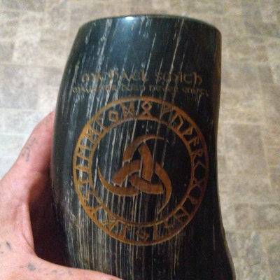 Personalized Horn Mug Viking Drinking Horn Mug Beer Mug - Etsy UK