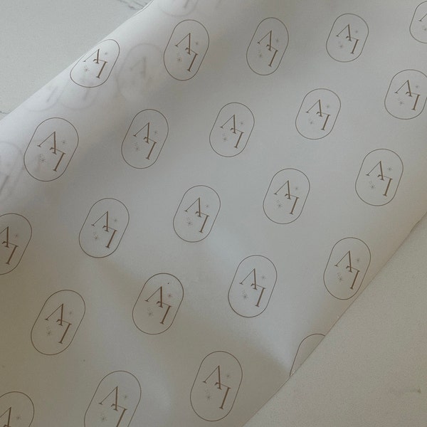 Personalised Vellum Paper, Packing Paper, Branded Packaging Premium ...