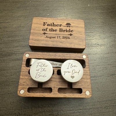Personalised Engraved Groom Cufflinks, Lets Do This Cufflinks, Bride to ...