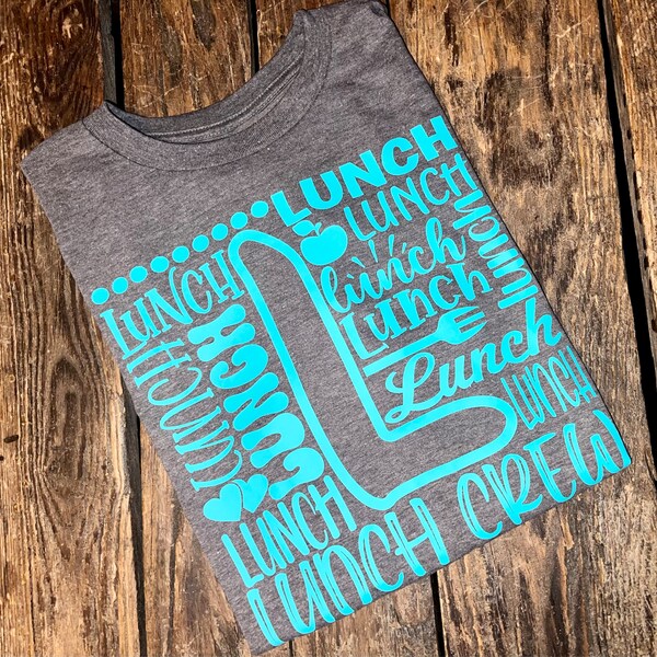 Lunch Crew, Lunch Crew Word Art, Lunch Lady Subway Art, Lunch Crew ...