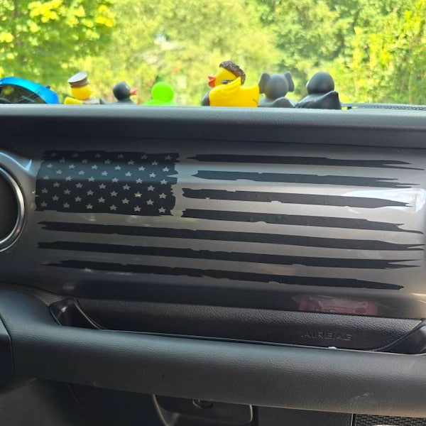 We the People American Flag Dashboard Glove Box Vinyl Decal Sticker ...