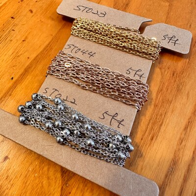 Stainless Steel Chain Non-tarnish 2mm Permanent Jewelry Making Supplies ...