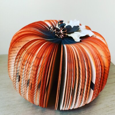 Book Pumpkins for Fall and Halloween original-smooth - Etsy