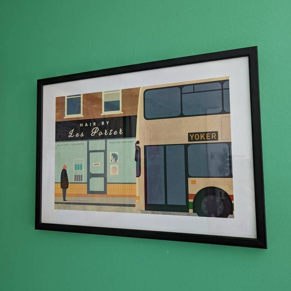 The Old Smiddy Inn. Giclee Art Print Illustration of the Much Loved Pub ...