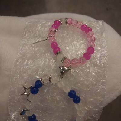 Corpse Bride Set of Two Matching Couple Bracelets, Victor and Emily ...