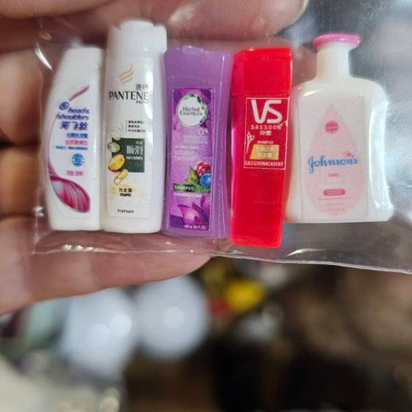 Dollhouse Miniature Shampoo Bottles or Toilet Paper: Bathroom ...
