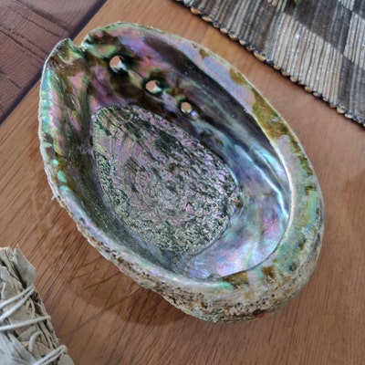 Wooden Shell Tripod Display Stand Hand Carved Base for Abalone Shell ...