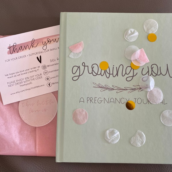 Pregnancy Journal and Memory Book for Expecting Mom | Keepsake Gender ...