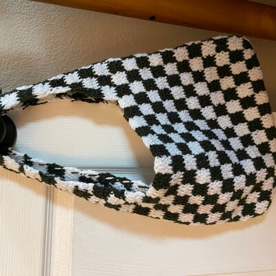 Pattern Bundle PDF Crochet Checkerboard Bag Mini Checkerboard Bag With ...
