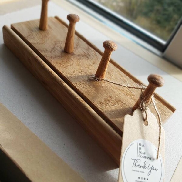 Oak Shaker Key Peg Rail - Etsy