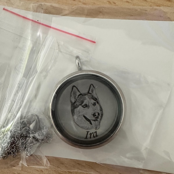 Personalized Keepsake Necklace • Pet Hair Keepsake • Memorial Gifts for ...