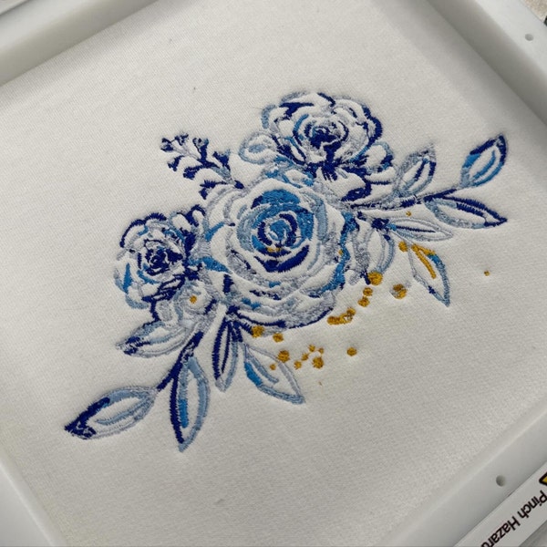 Line Art Embroidery Design File- Moon and Stars Machine Embroidery File ...