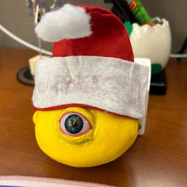 Realistic Life Sized Freaky Fruit All Seeing Lemon by Dead Head Props ...