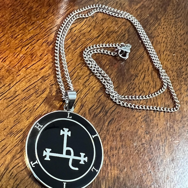 Sigil of Lilith Pendant Medallion - Left Hand Path Seal of Lilith ...
