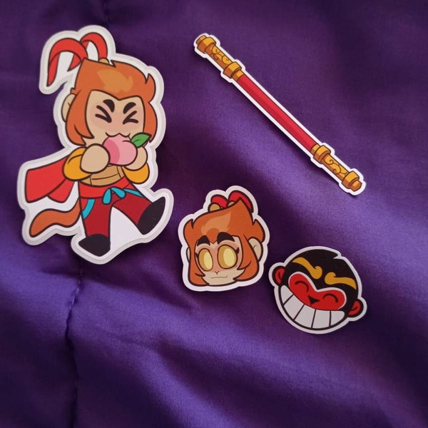 LMK| Cute Chibi Matted Stickers - Etsy