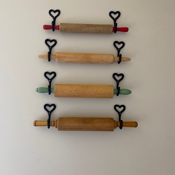 Vintage Rolling Pins - CHOICE of ROLLING PIN - Antique Wood - Painted ...